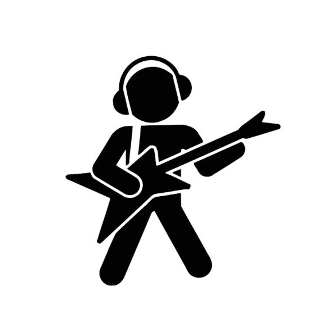 Guitar Svg, Music Svg, Rock Svg, Playing the Guitar Svg, Rock Music Svg ...