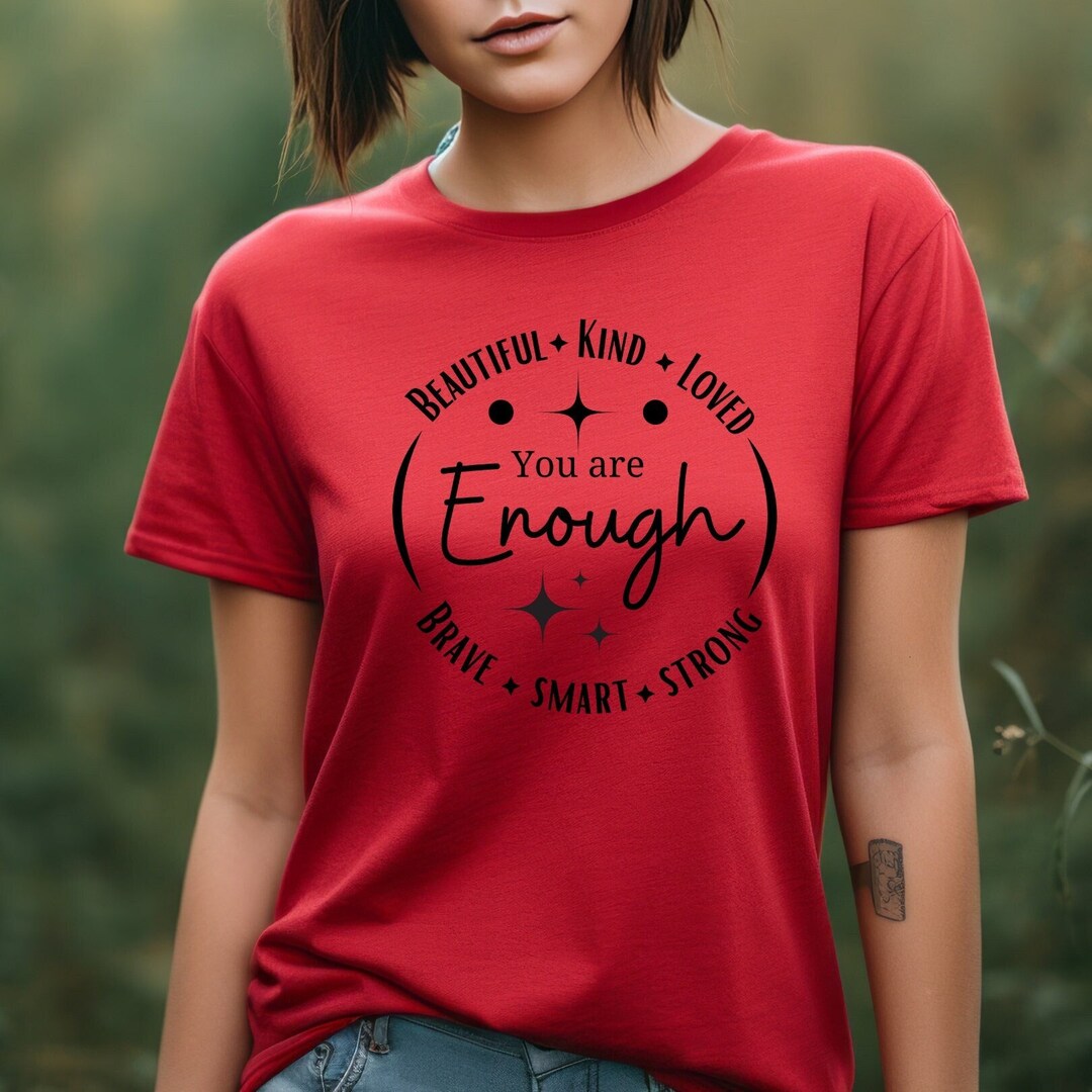 Enough Svg, You Are Enough Svg, Beautiful Svg, Kind Svg, Loved Svg ...
