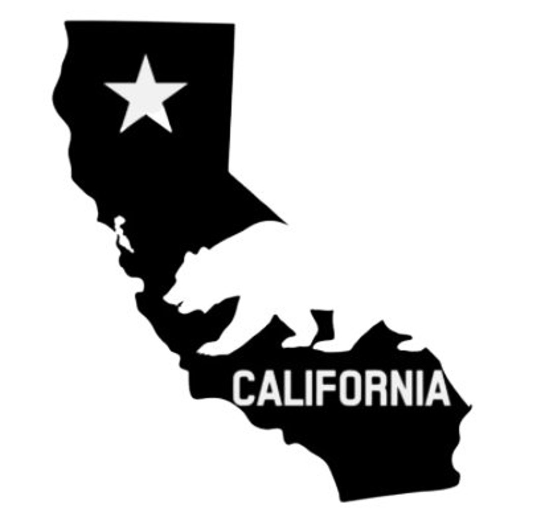 California Svg, State Bear Svg, Bear Svg, California Black Bear Svg ...