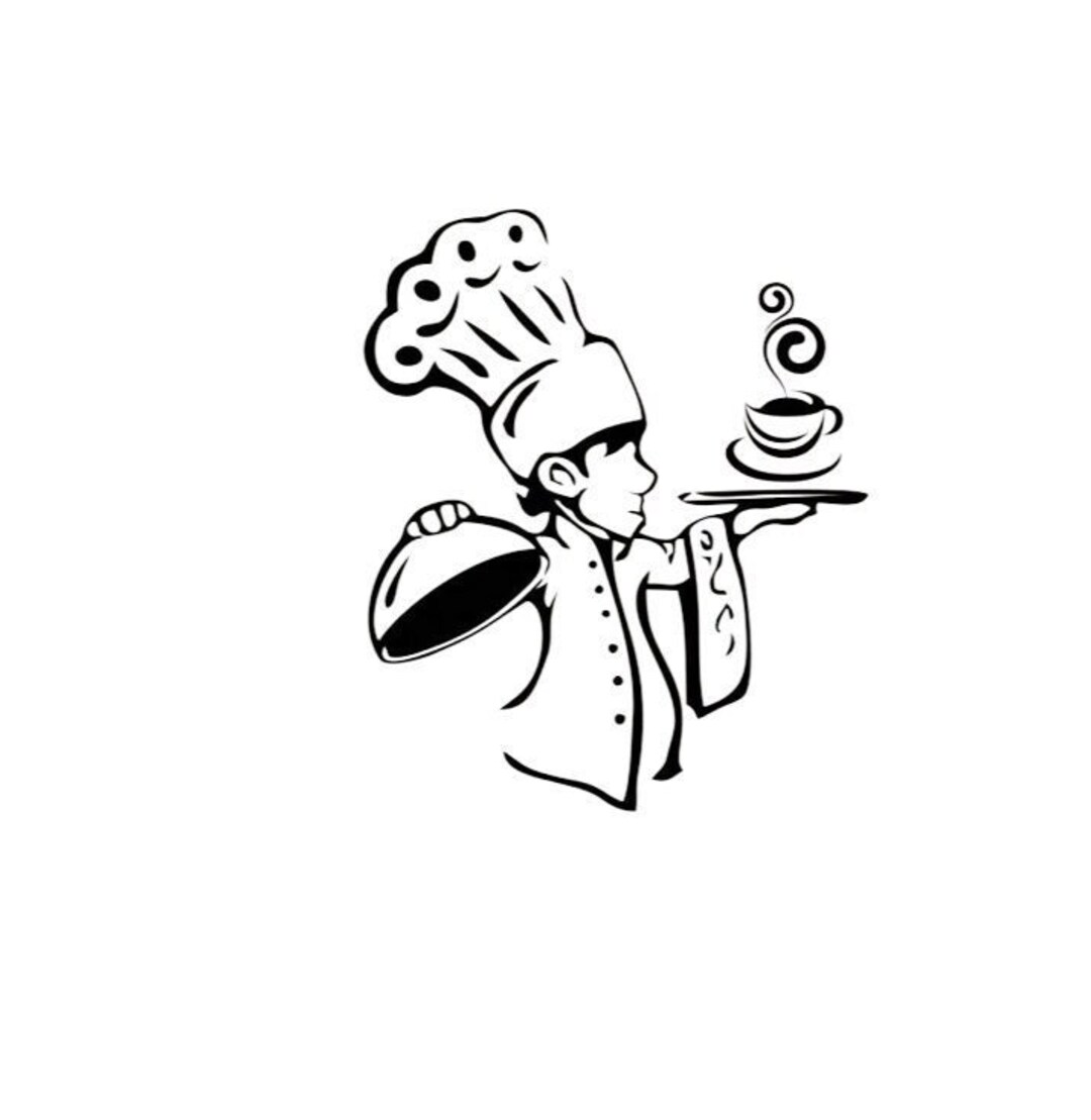 French Chef Svg, Chef Svg, Cook Svg, Kitchen Svg, French Waiter Svg ...