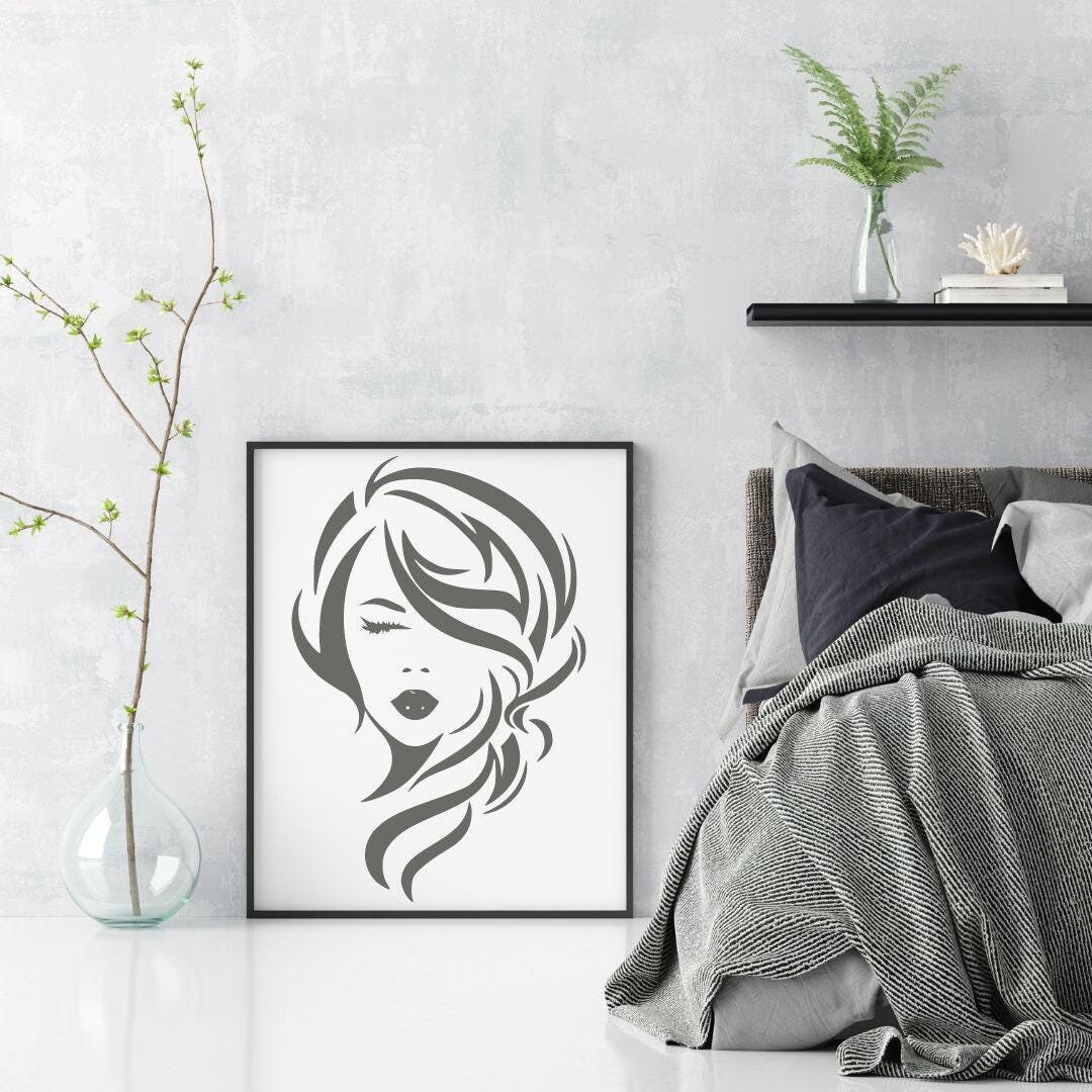 Beauty Svg, Beautiful Woman Svg, Fashion Svg, Salon Svg, Spa Svg, Woman ...