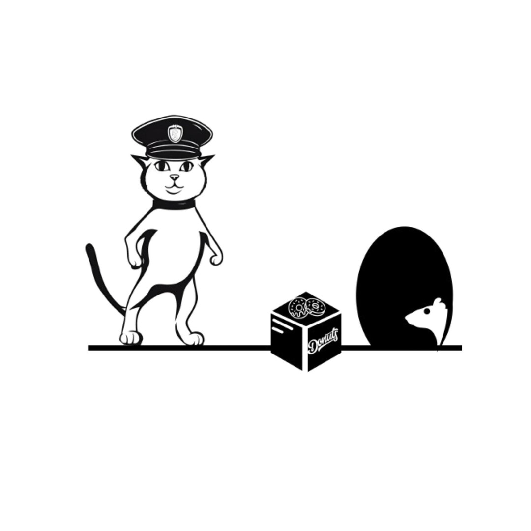 Mouse Life Svg, Mouse Svg, Cat Svg, Funny Mouse Svg, Cat Cop Svg ...