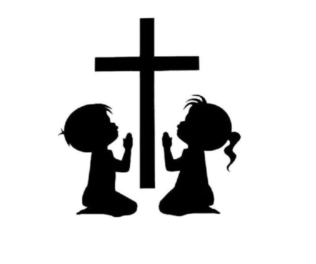 Children Praying Svg, Kids Praying, Svg, Praying Svg, Faith Svg ...