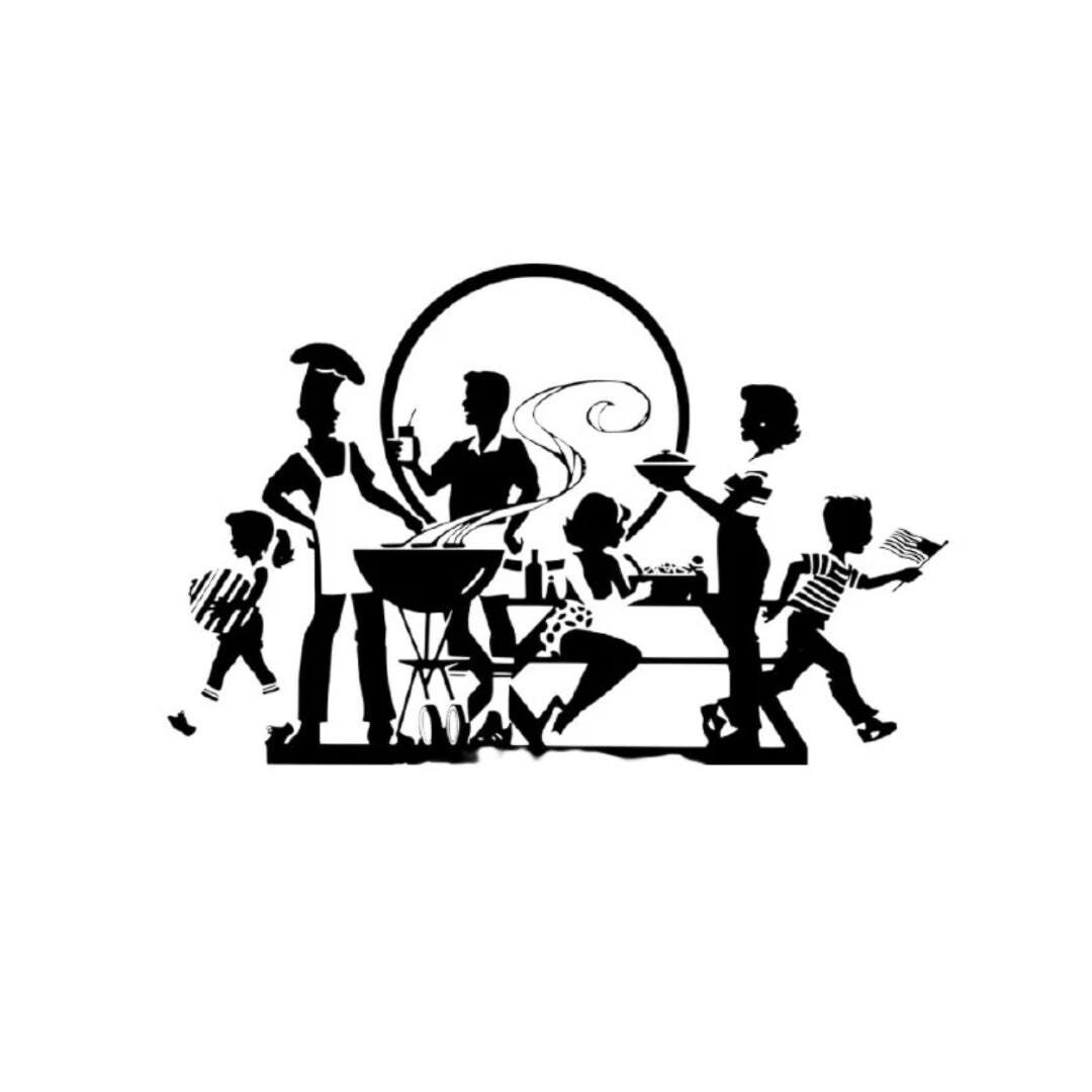 Family Cookout Svg, Grilling Svg, Barbeque Svg, Backyard Barbeque Svg ...