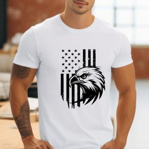 Eagle With American Flag Svg, American Flag Svg, Eagle Svg, Eagle Flag ...