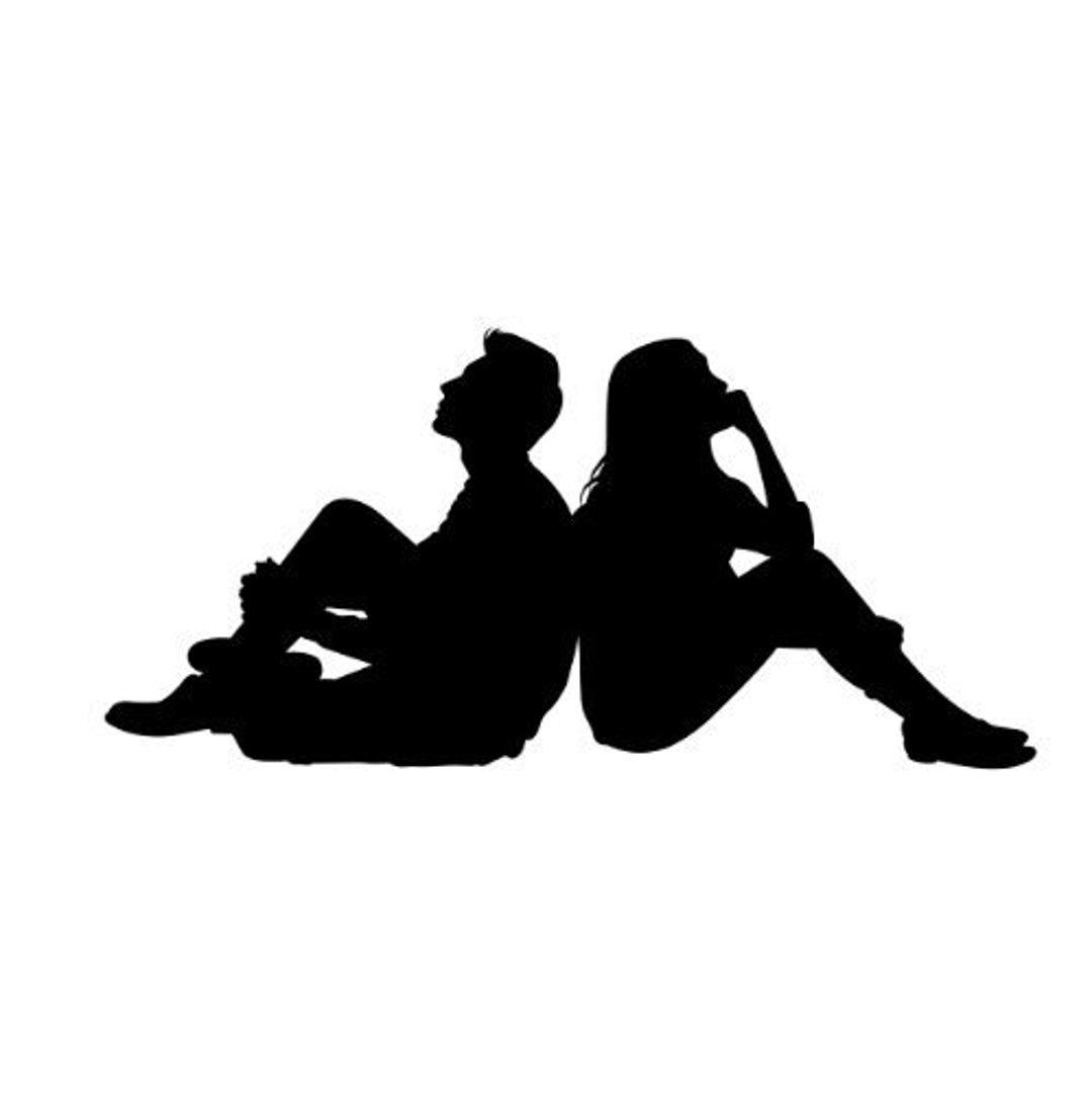 Couple Thinking Svg, Man and Woman Svg, Thinking Svg, Vector File in ...