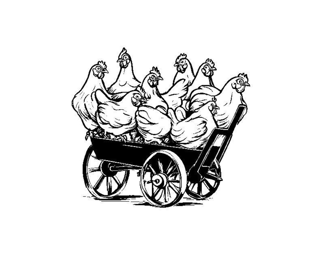 Pollo svg, carro svg, carro svg, pollos svg, agricultura svg, pollos en ...