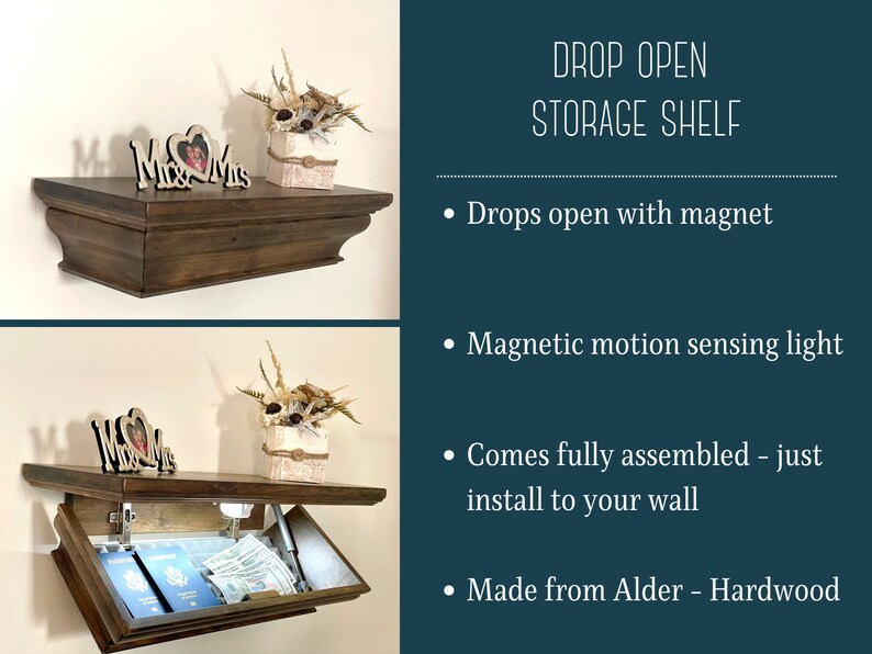 Hidden Shelf Safe Hidden Compartment Concealment Shelf Hidden Gun Shelf ...