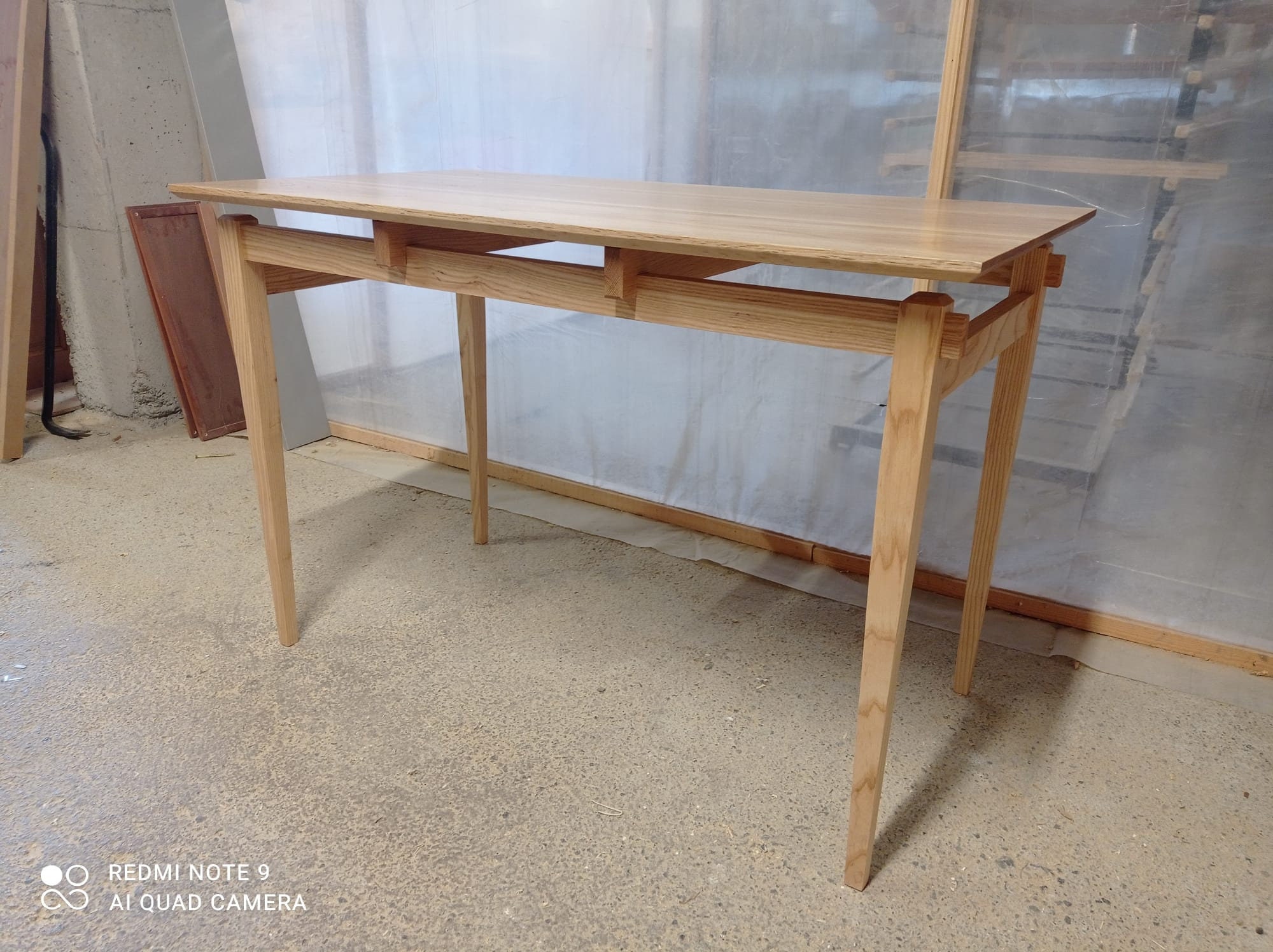 Japanese Style Oak Wood Table Floating Top 110×61x73.5cm - Etsy