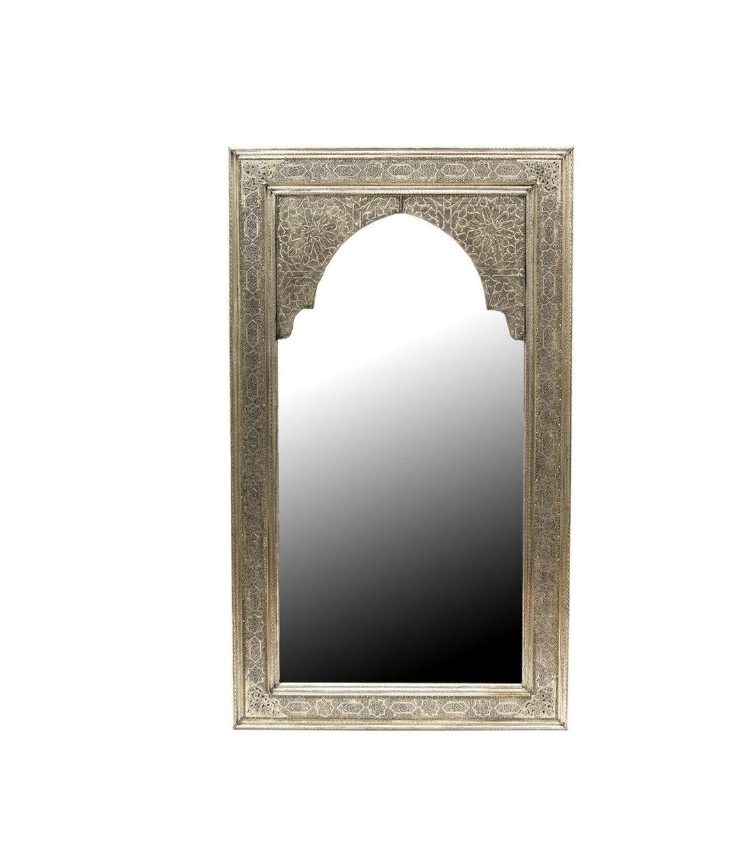 Moroccan Arabic Style Decorative Mirror - Hand Carved With Alpaca ...