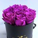 Birthday Round Flowers Box Personalized Flowers Box Forever Rose ...