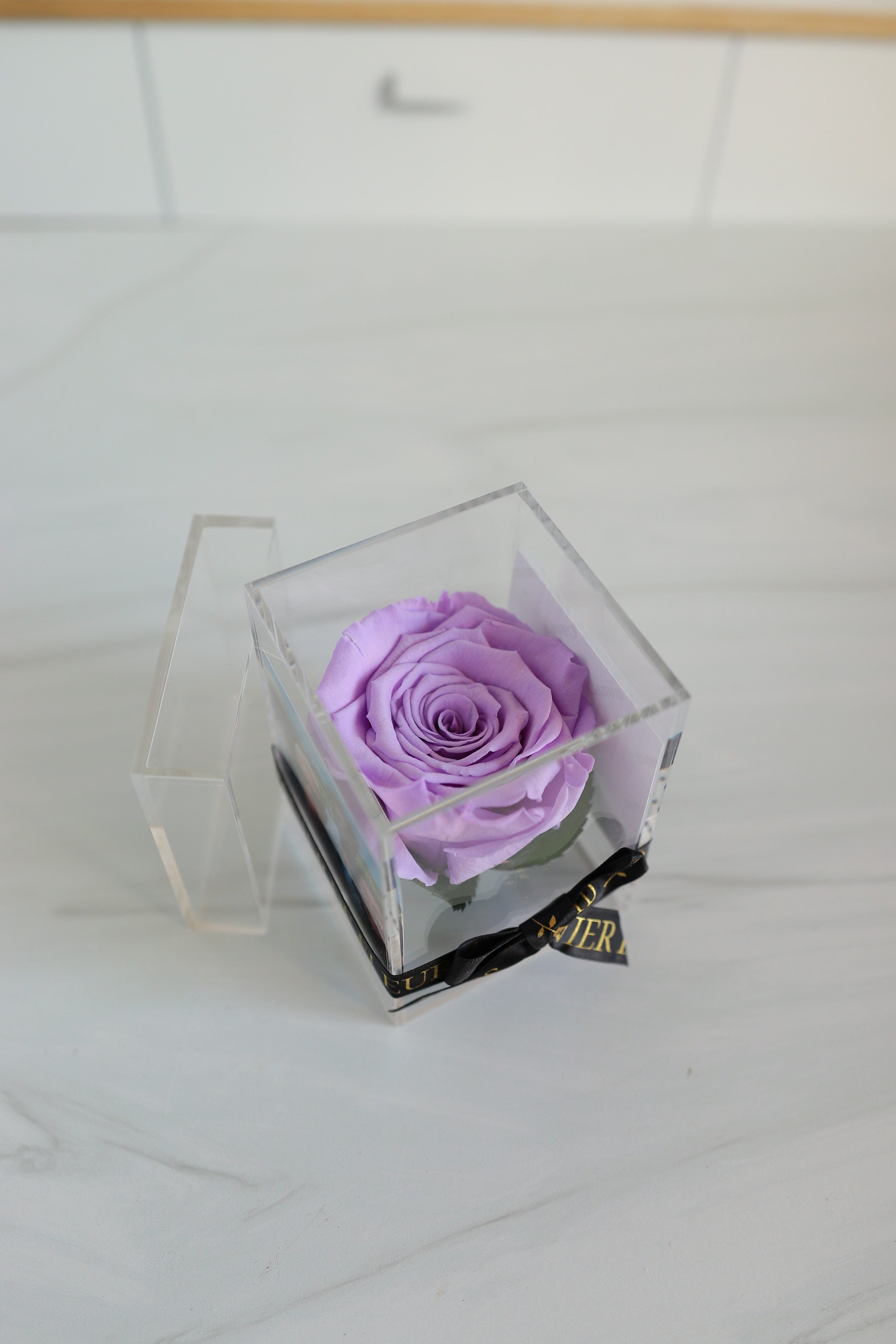 Friendship Single Rose Gift With Photos, Premium Real Preserved ...