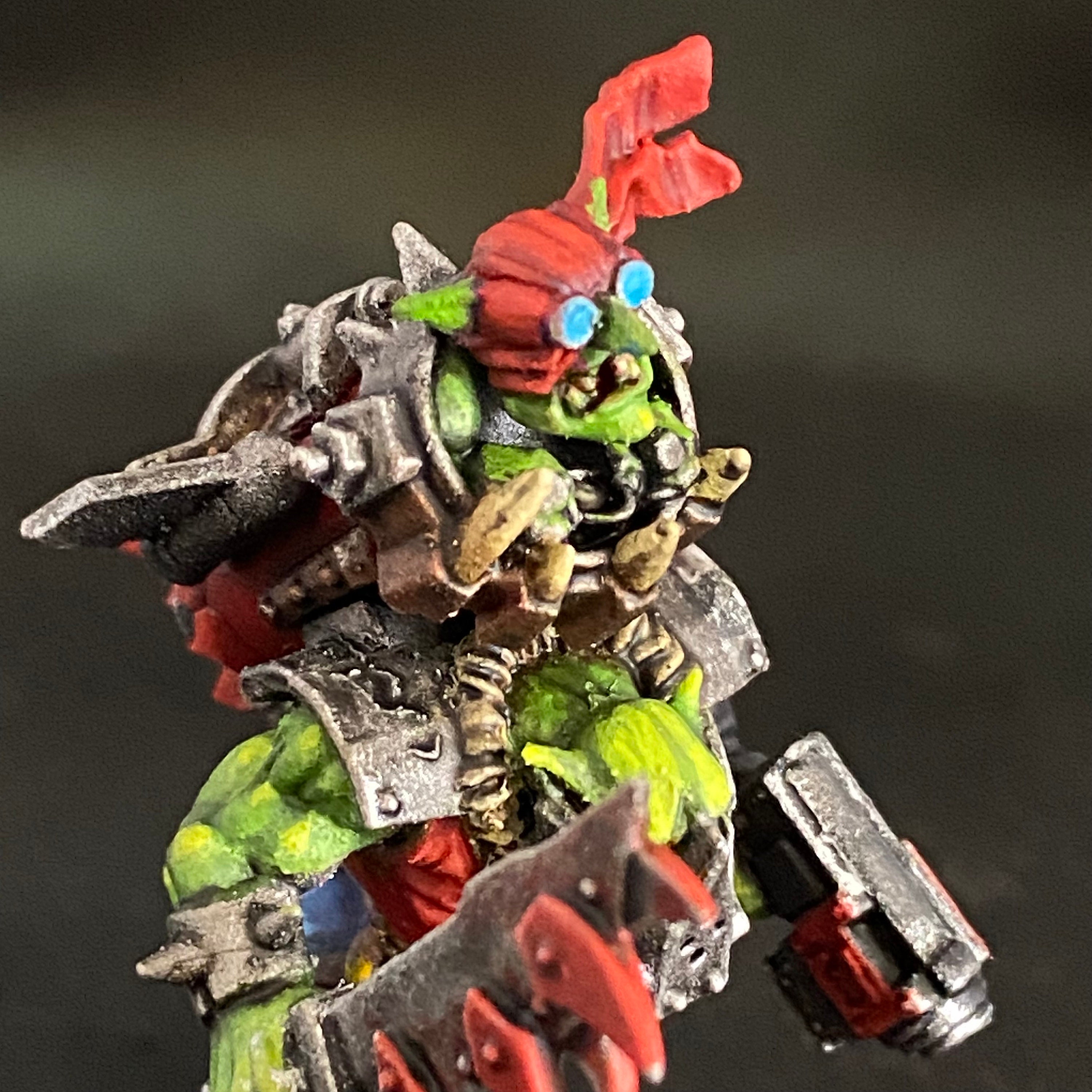 Painted Ork Stormboyz Squad Miniatures for Warhammer 40k, Kill Team, or ...