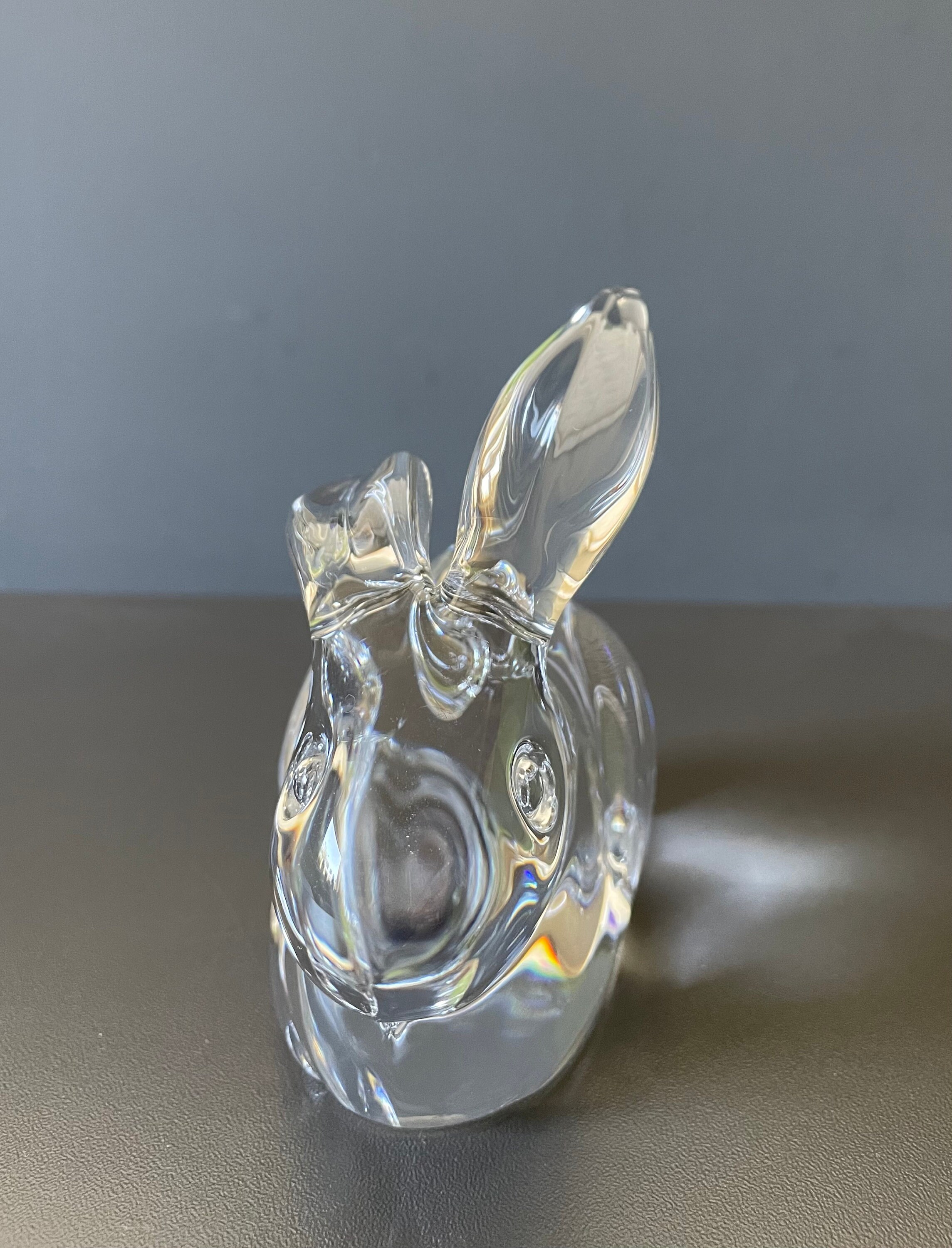 Daum France Crystal Rabbit - Etsy