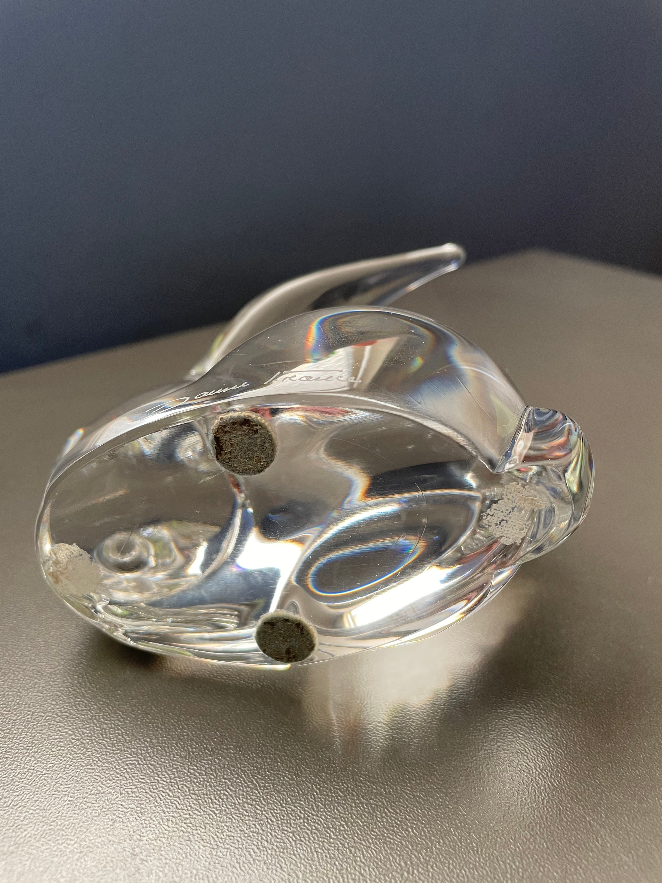 Daum France Crystal Rabbit - Etsy