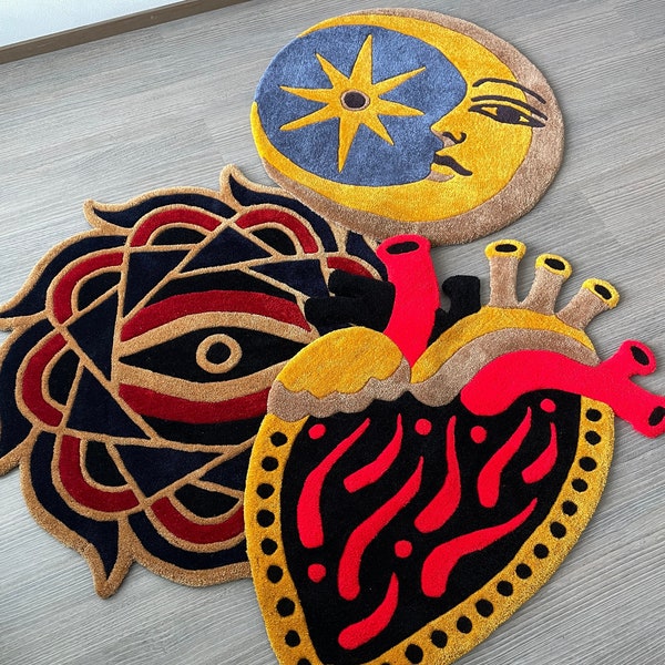 Tufted Rug Art - Etsy