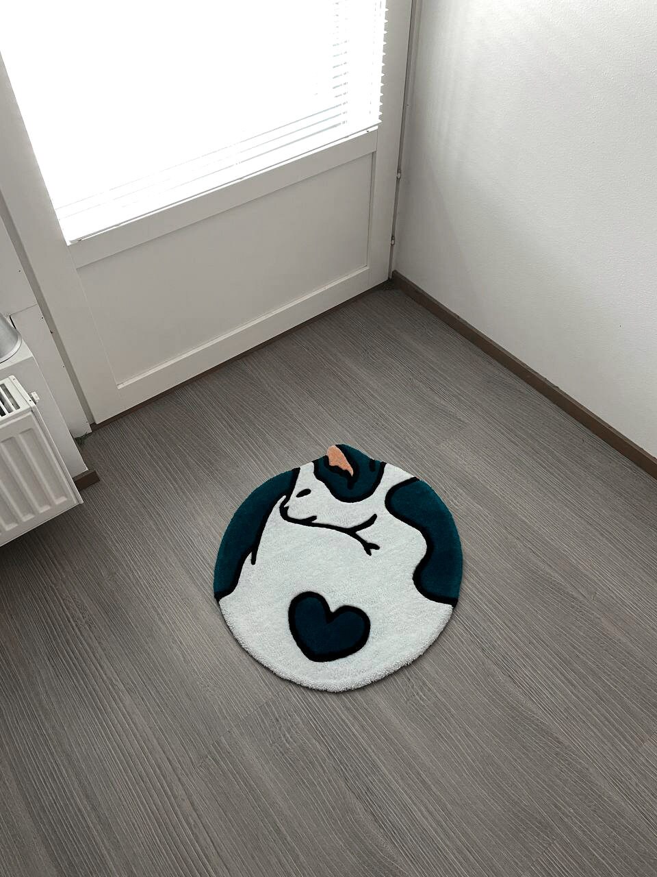 Sleeping Curled up Cat Tufted Rug Handmade Fluffy Carpet - Etsy