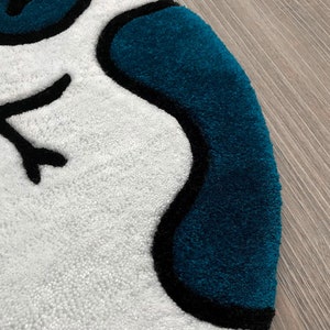 Sleeping Curled up Cat Tufted Rug Handmade Fluffy Carpet - Etsy