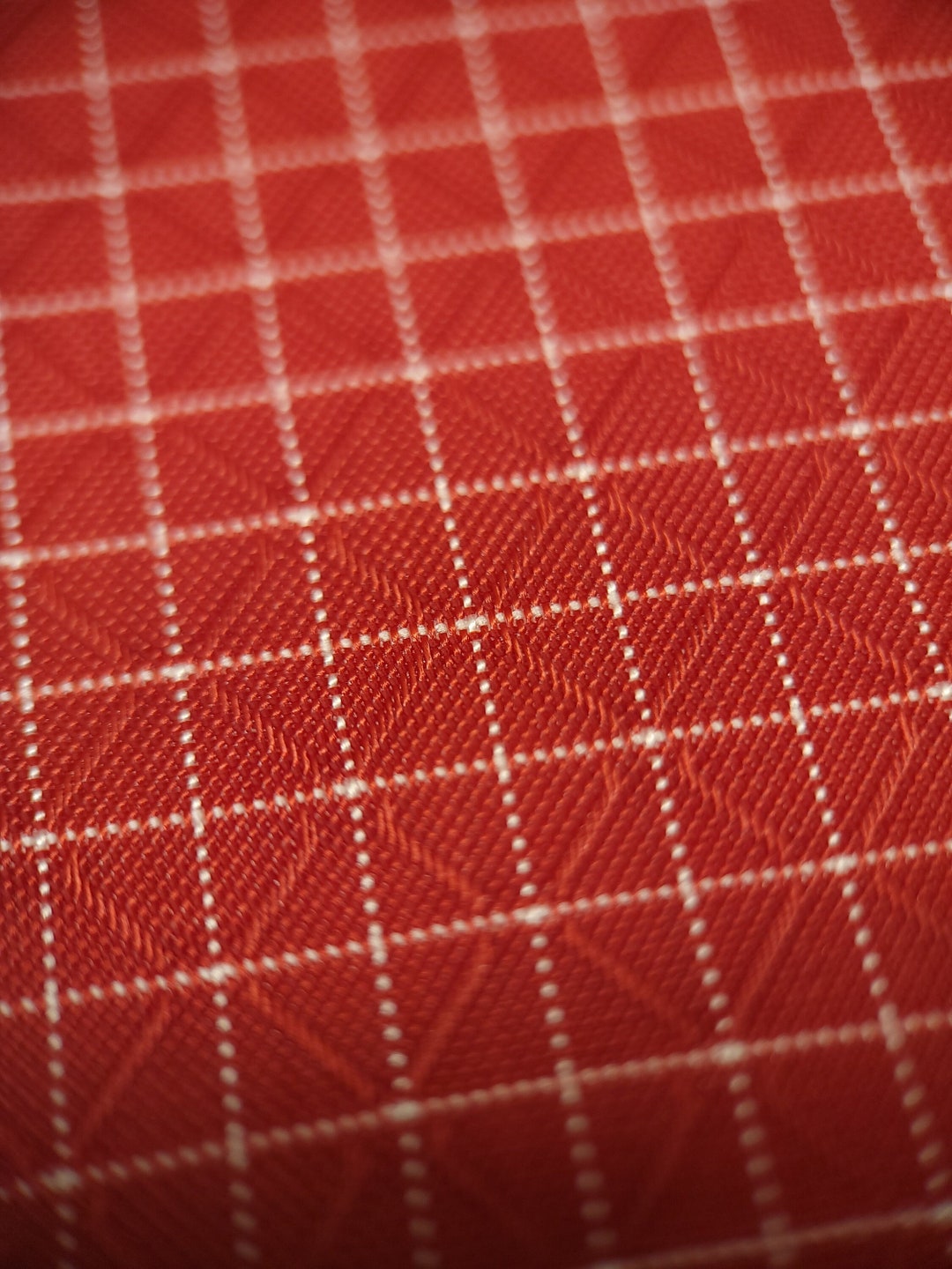 Brick Red 210D UHMWPE Gridstop Nylon Fabric for Durable and - Etsy