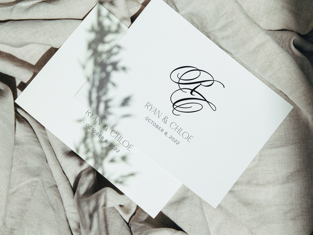Wedding SVG, Monogram SVG, Calligraphy, Couple's Logo for Wedding ...