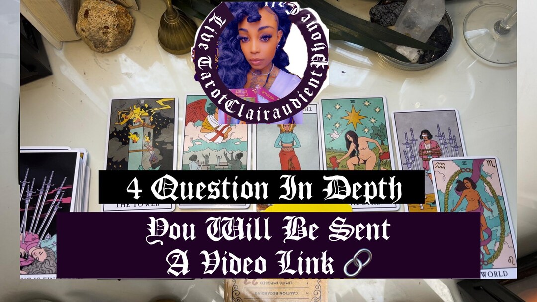 Psychic Clairaudient Video Reading/ 4 Questions in Depth Reading - Etsy