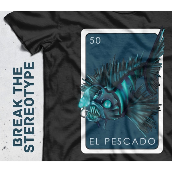 El Pescado Loteria El Pescado 50 Patch Fish Mexican Loteria Card