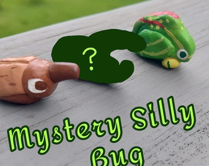 Silly Bugs Mystery Bag Clay Figure Original Design Collectable ...