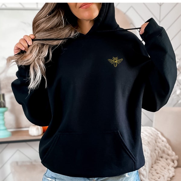 Bee Outline Hoodie - Etsy