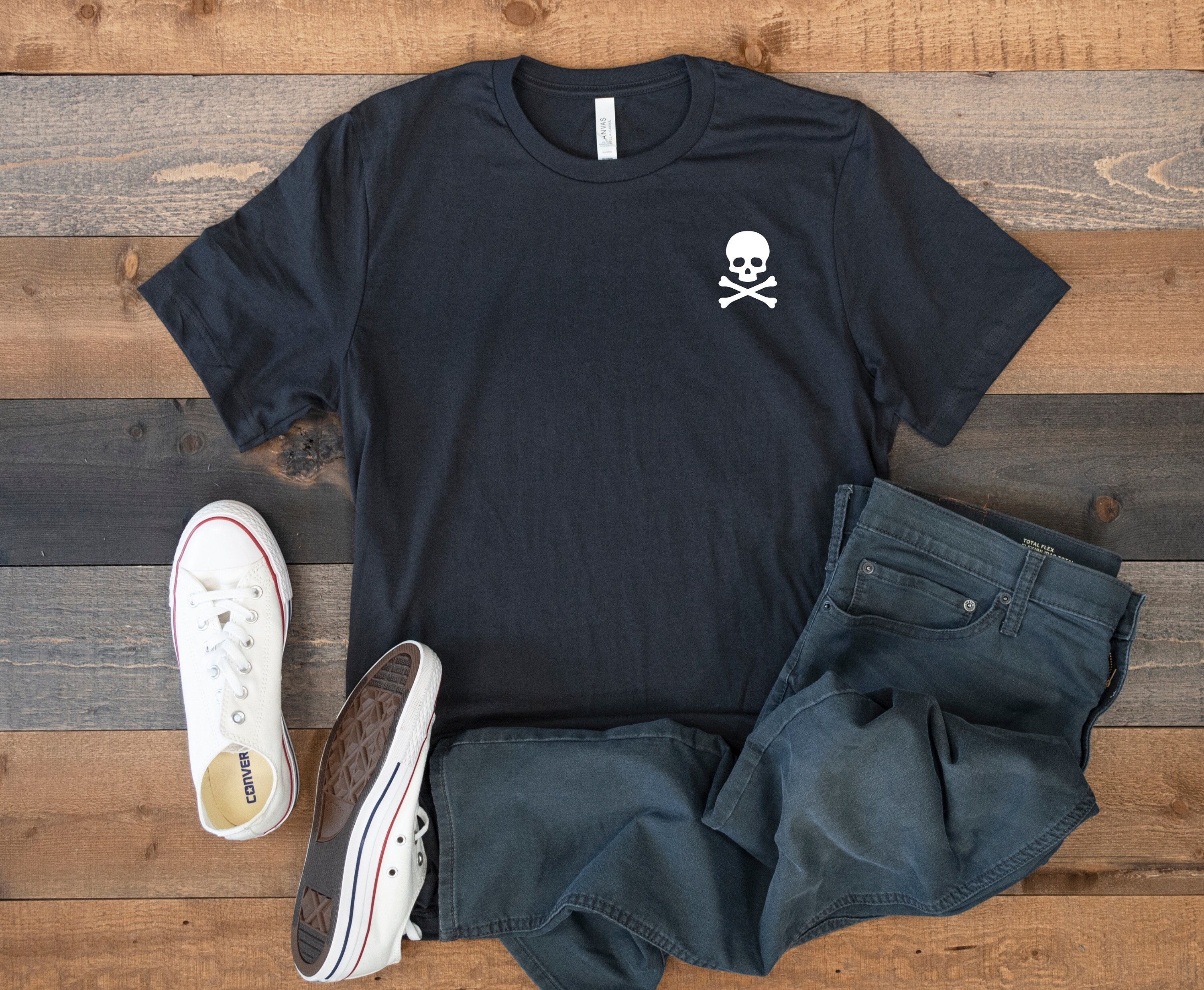 Rose and Bones Shirt - Etsy