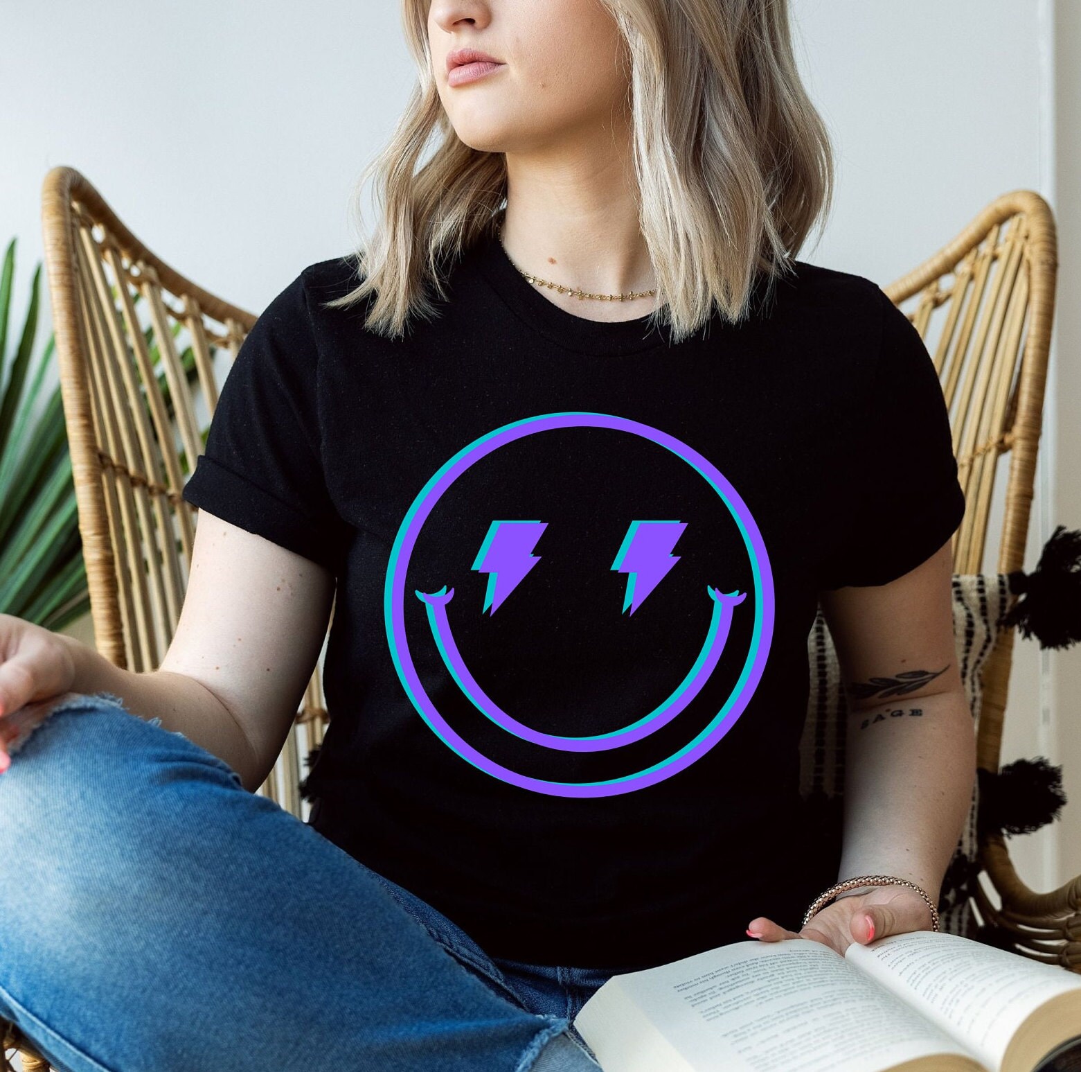 Smiley Face Shirt, Punk Smiley Face Shirt, Smiley Face Tshirt ...