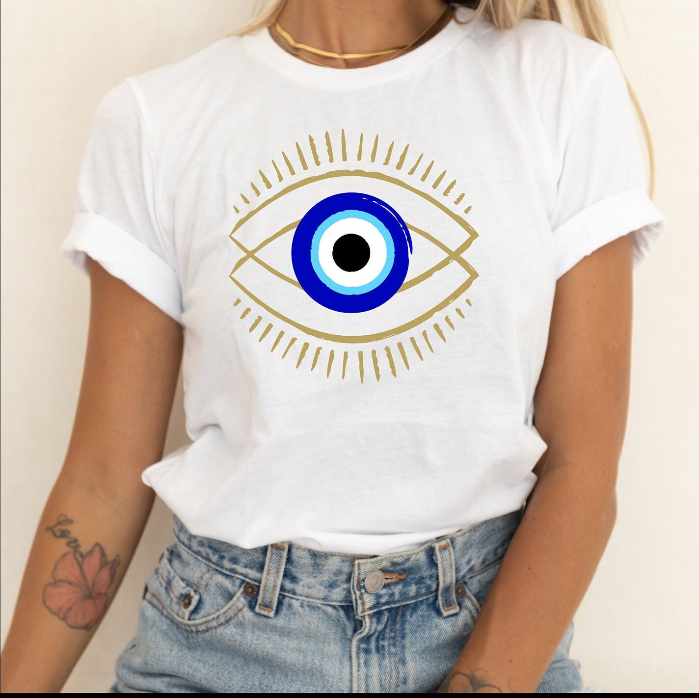 Evil Eye Shirt, Evil Eye T-shirt, Evil Eye Tshirt, Spiritual Shirt, All ...