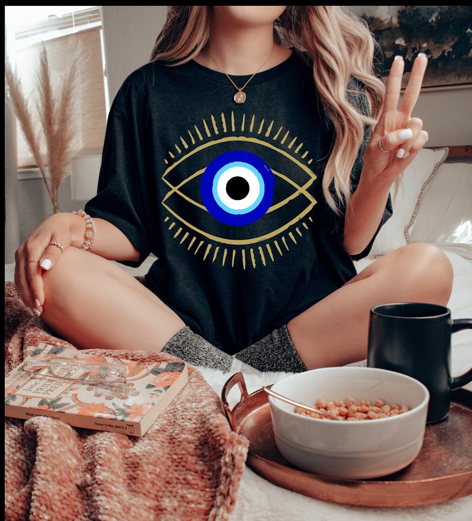 Evil Eye Shirt, Evil Eye T-shirt, Evil Eye Tshirt, Spiritual Shirt, All ...