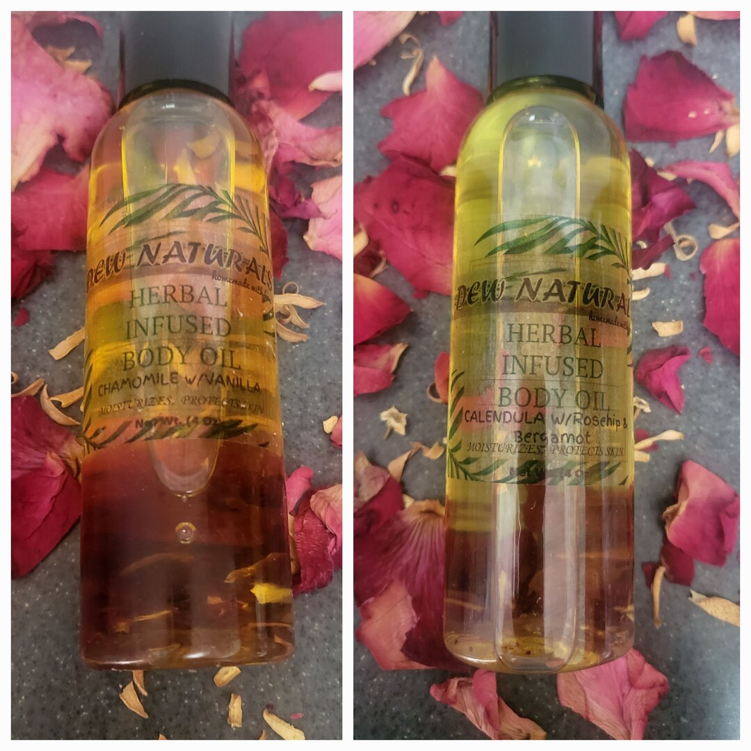 ROMANTIC HERBAL-INFUSED Body Oil: Our Rich Natural Oil Moisturizes and ...
