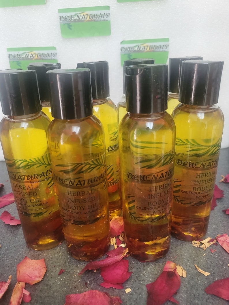 ROMANTIC HERBAL-INFUSED Body Oil: Our Rich Natural Oil Moisturizes and ...
