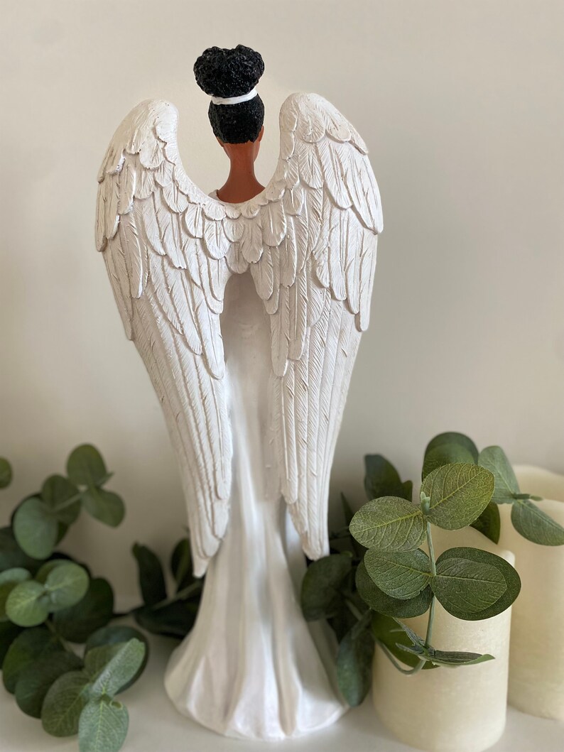 African American Prayer Angel Figurine - Etsy