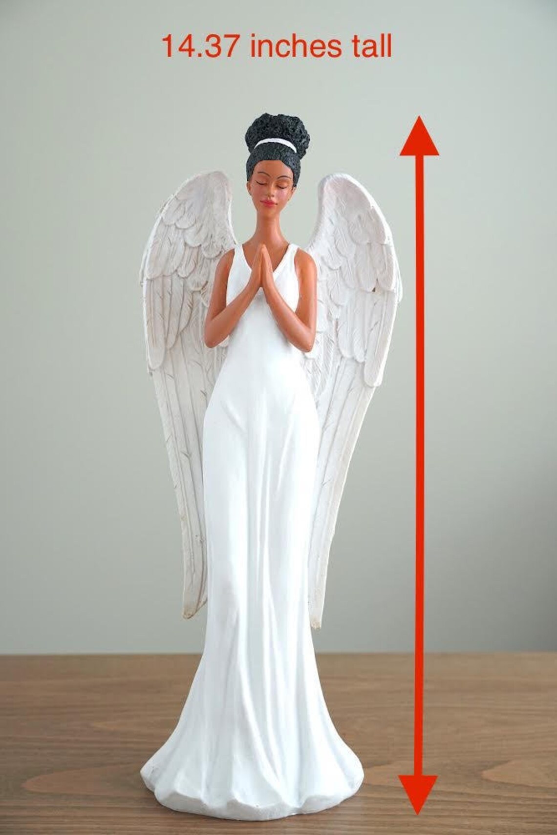 African American Prayer Angel Figurine - Etsy