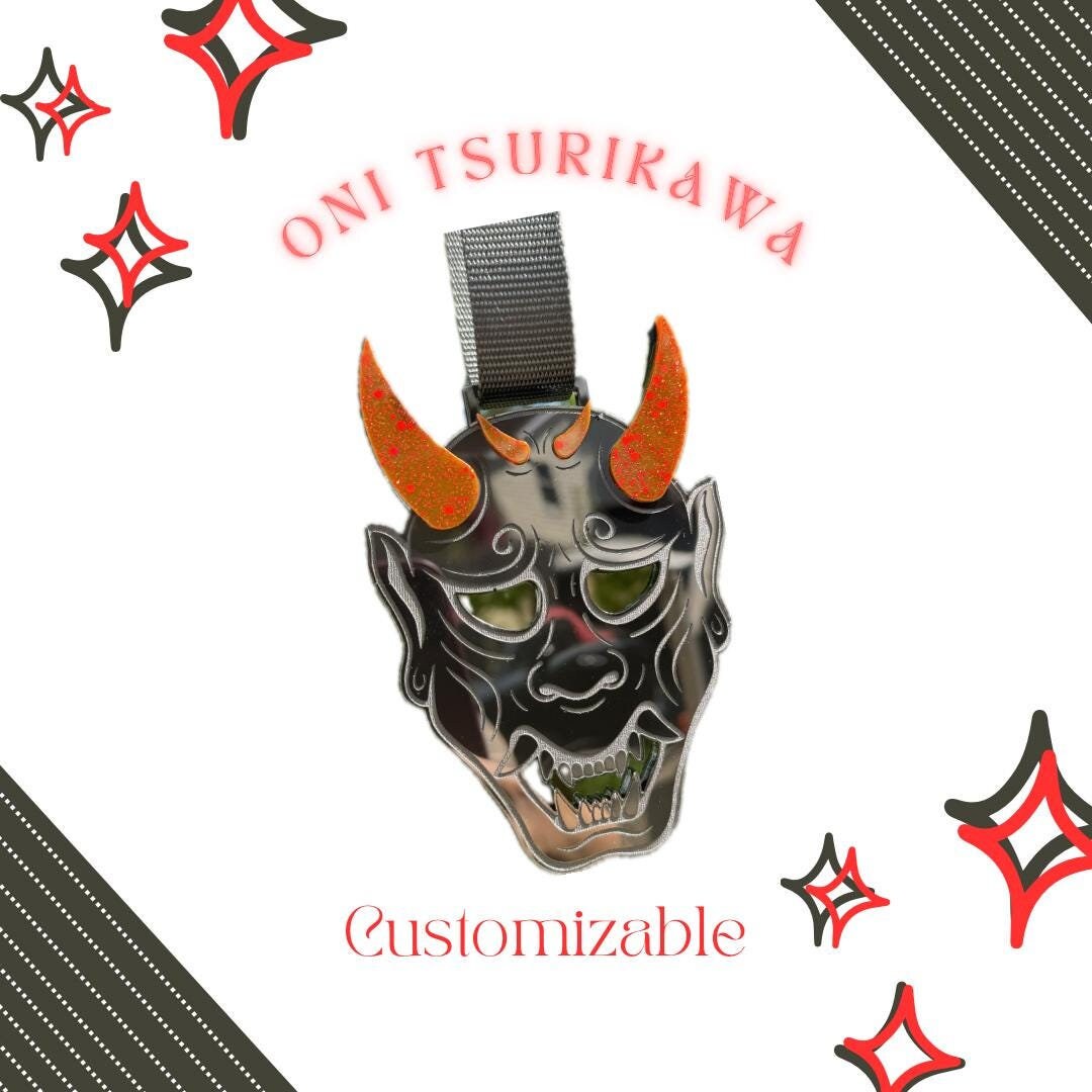 Oni With Horns Tsurikawa MADE TO ORDER - Etsy