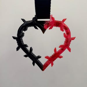 Custom Tsurikawa - BARBWIRE HEART - Etsy