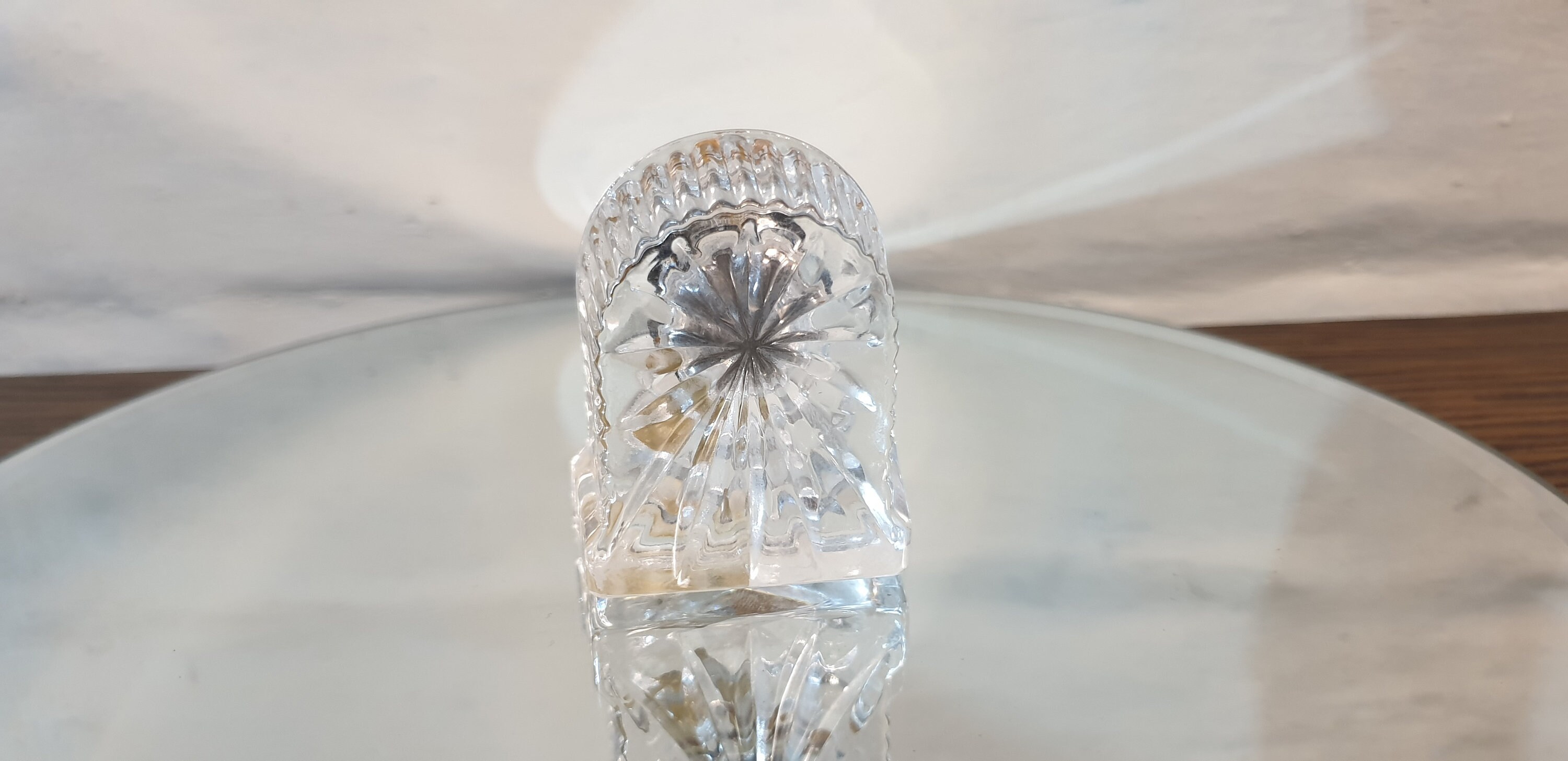 Edinburgh Crystal Miniature Mantle Clock - Etsy
