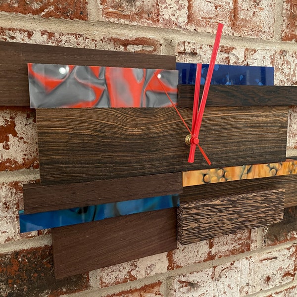 Exotic Wood Clock - Etsy