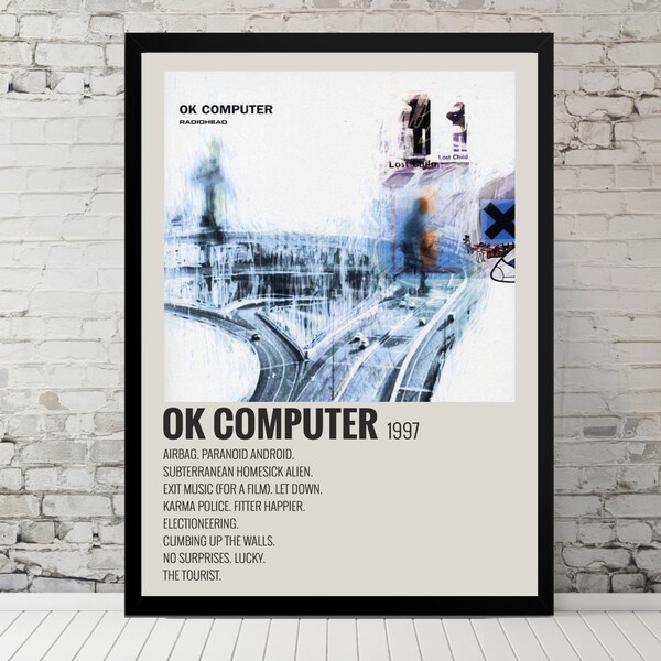 Radiohead Album Poster - Etsy