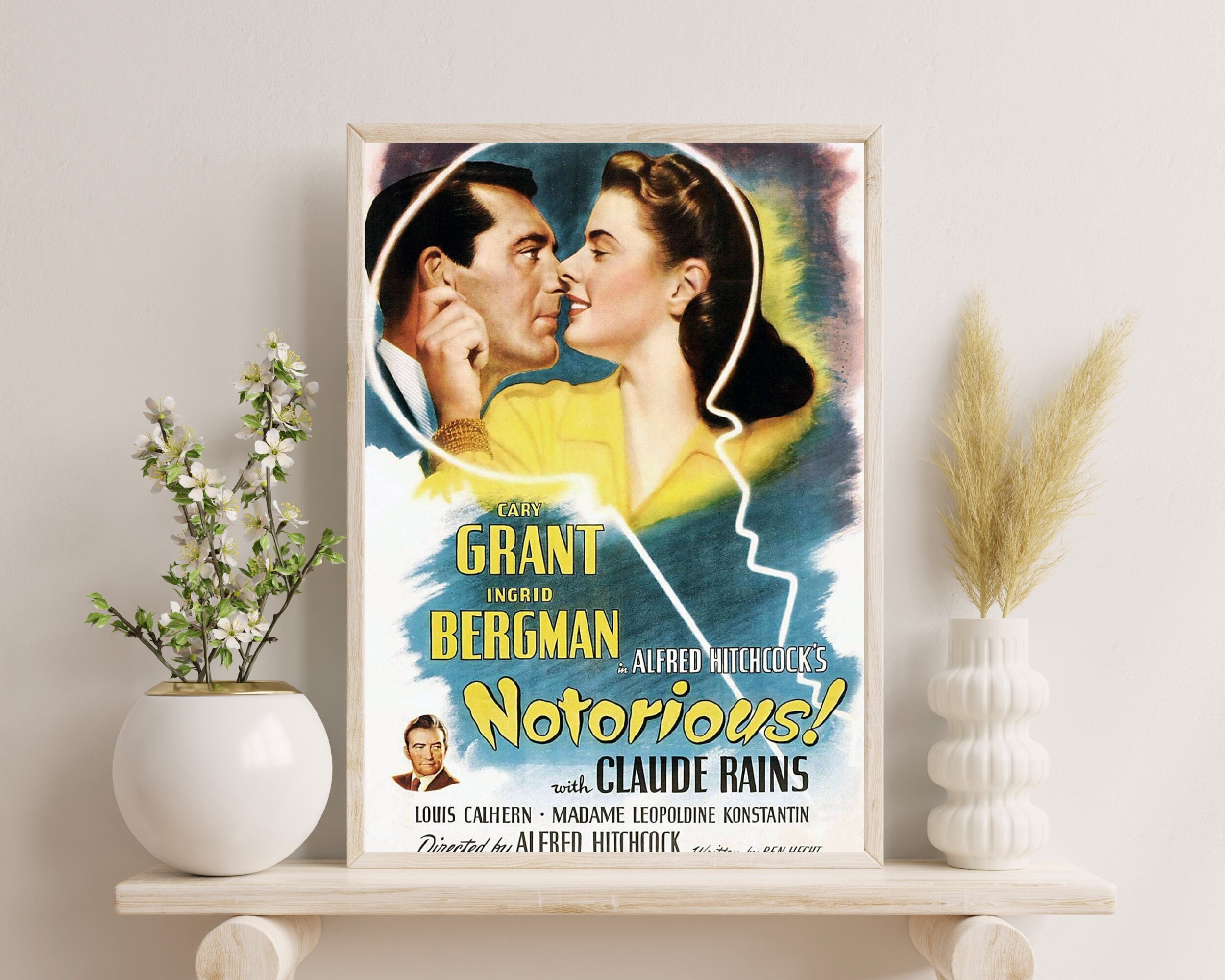 Movie Posters Notorious Movie Poster Framed Poster Movie - Etsy
