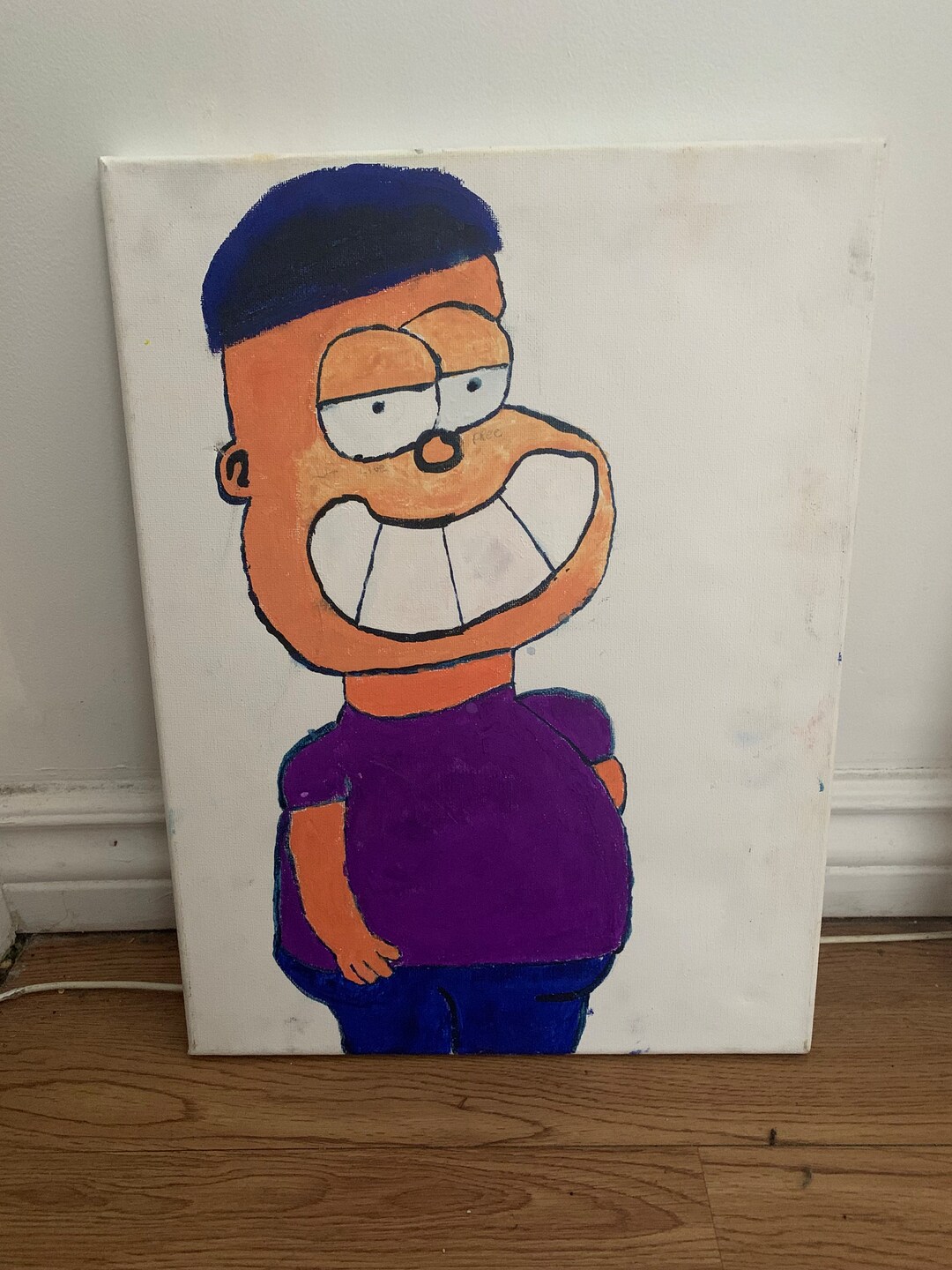 Original Cartoon Character by Leepy Modern Art Piece - Etsy