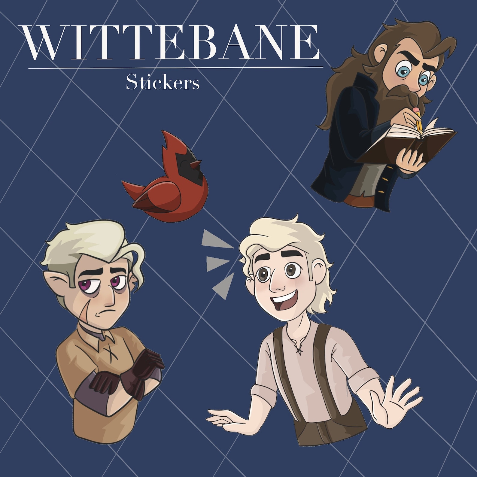 TOH Wittebane Stickers - Etsy
