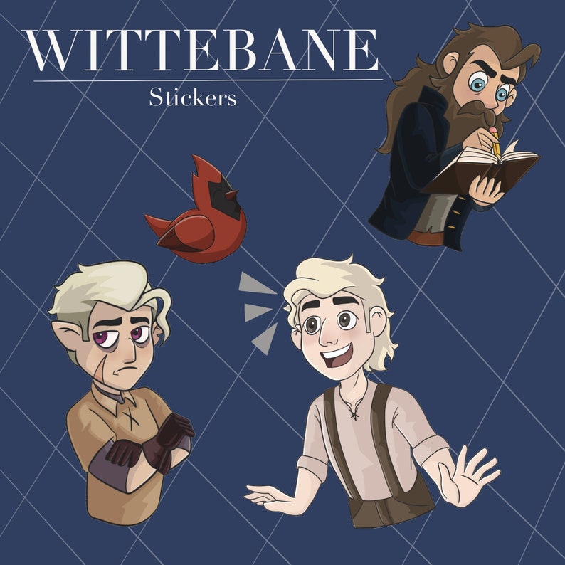 TOH Wittebane Stickers - Etsy
