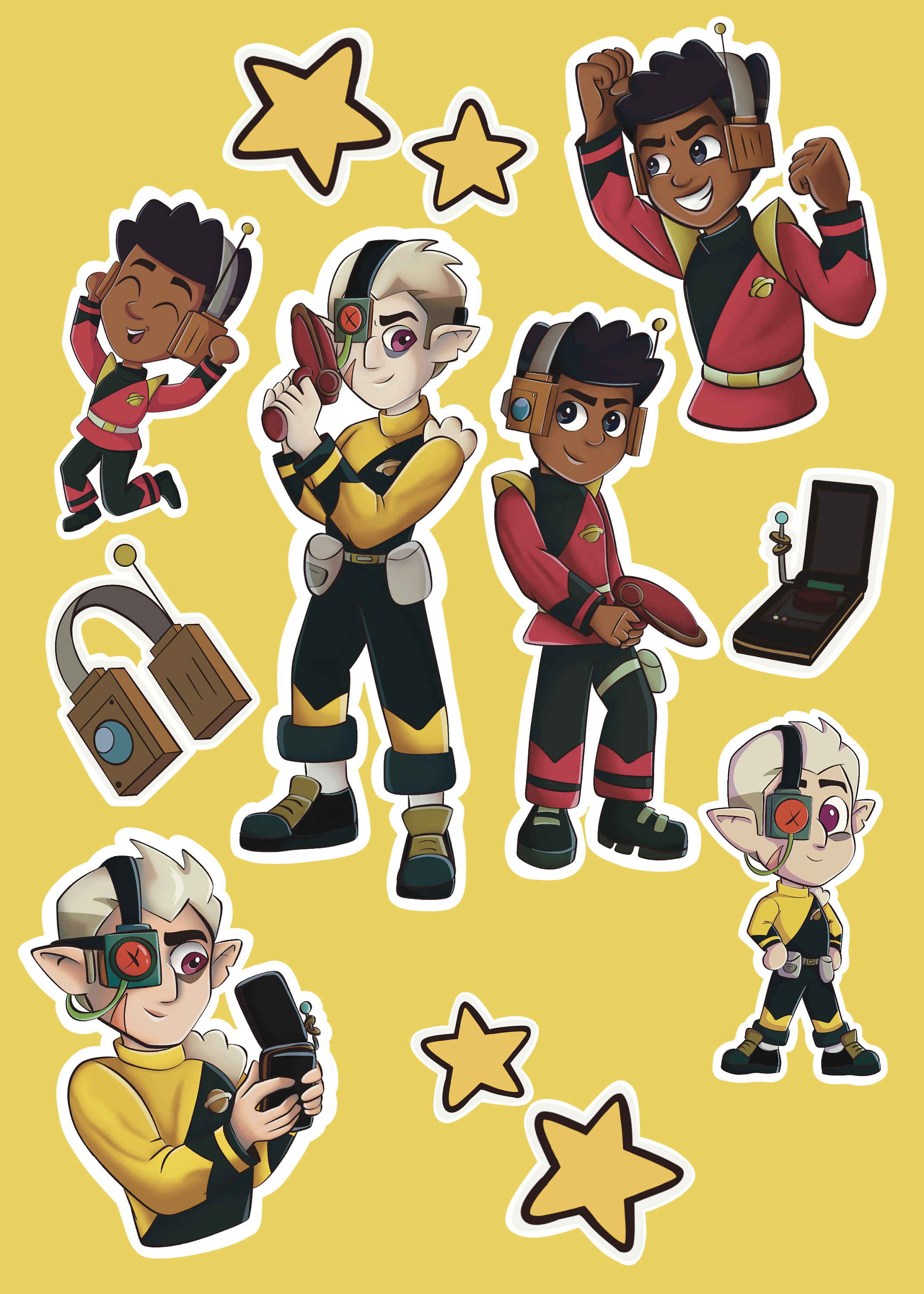 The Owl House Cosmic Frontier Hoja de pegatinas - Etsy México