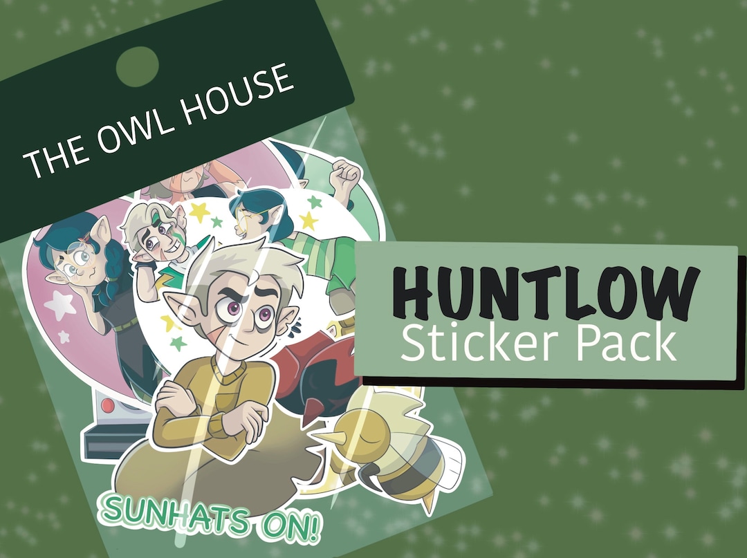 The Owl House Huntlow Sticker Pack glossy and Matte Mix - Etsy UK