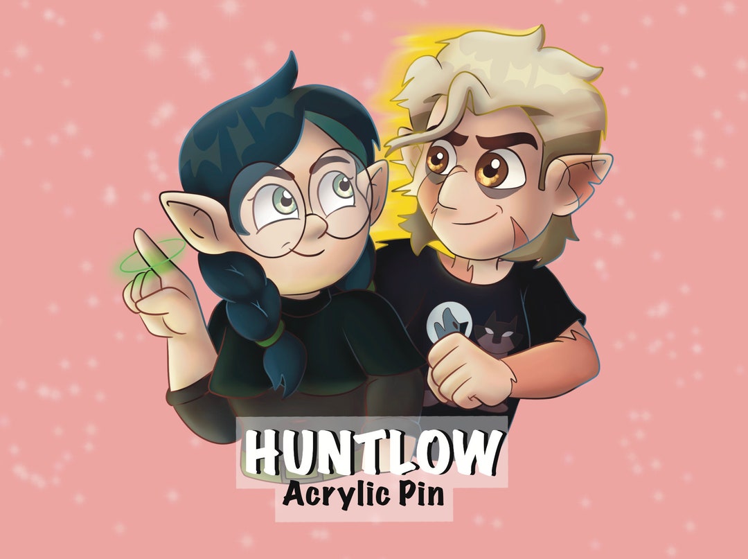 The Owl House Huntlow Acrylic Pin - Etsy