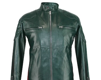 Green Racer Jacket - Etsy UK