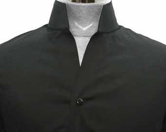 High Collar Shirt - Etsy